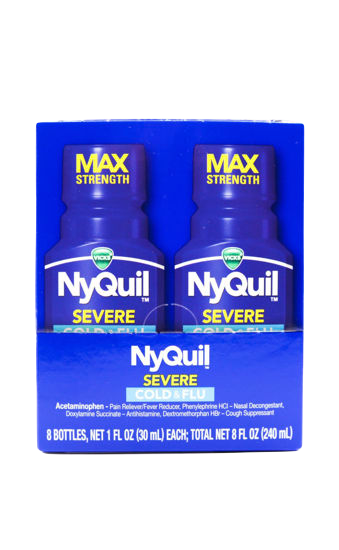 NyQuil Cold&Flu 1FL/8pk – Elisa Wholsale