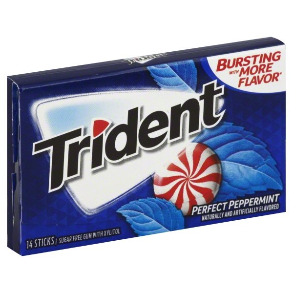 Trident Pty Perfect Peppermint – 12/14PC – Elisa Wholsale
