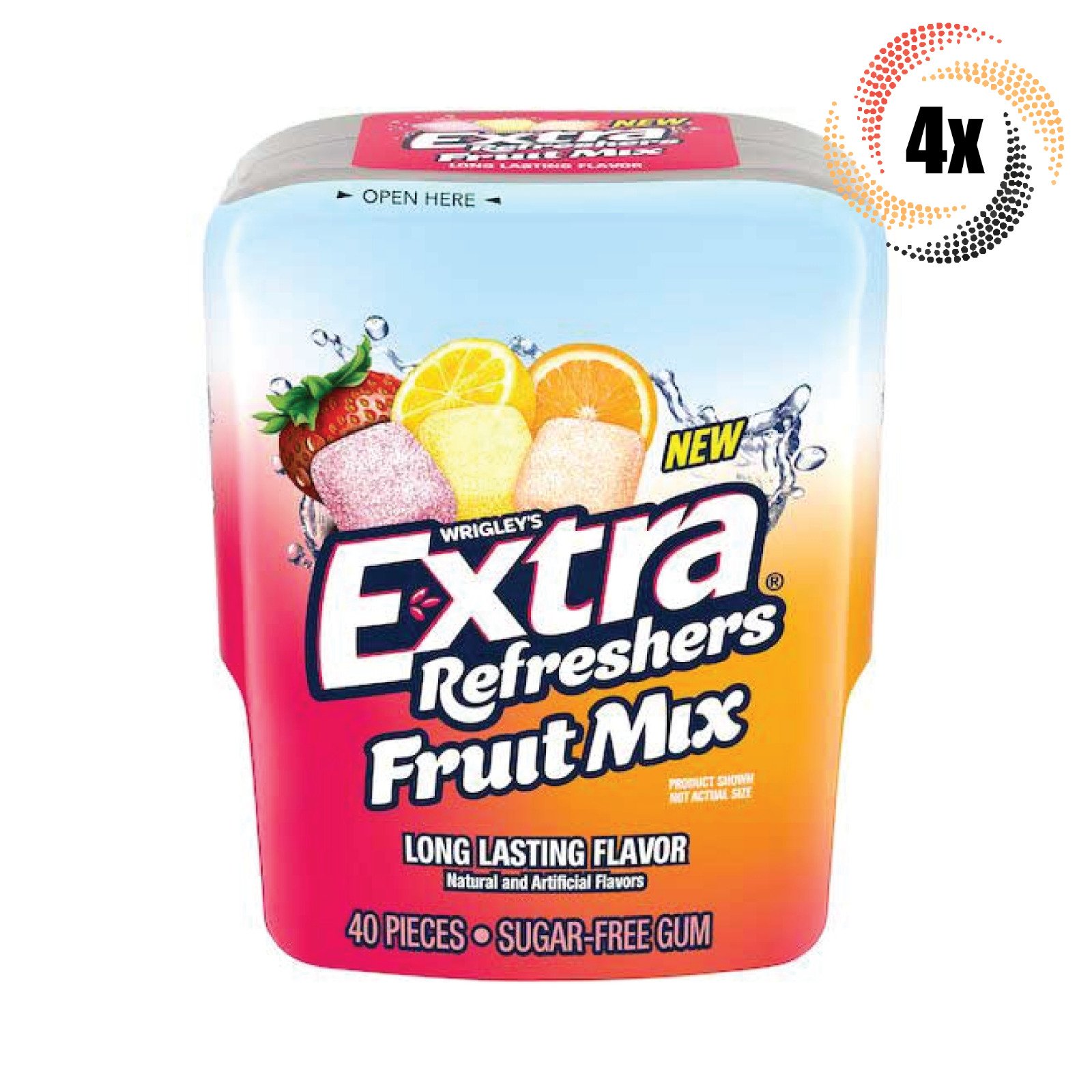 Extra (Refreshers) Fruit Mix – 4/40PC – Elisa Wholsale