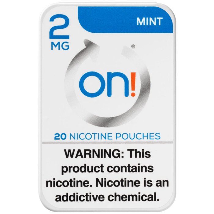On Pouches 2mg Mint 5CT – Elisa Wholsale