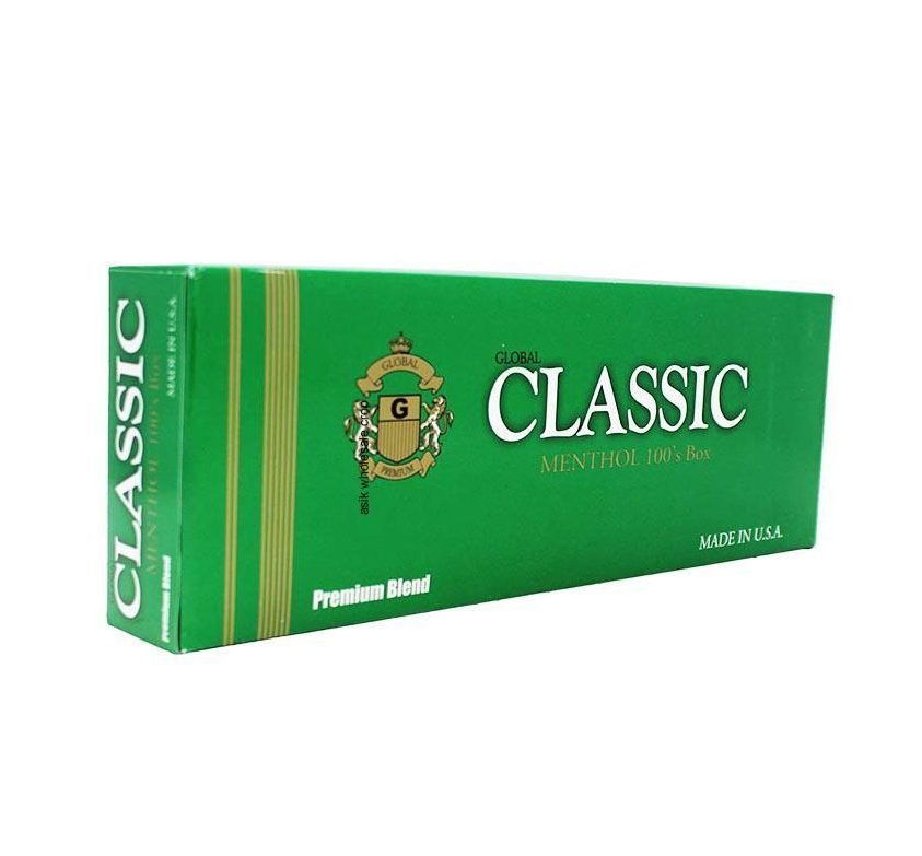 Classic Menthol 100 Hard Pack 10CT Carton – Elisa Wholsale