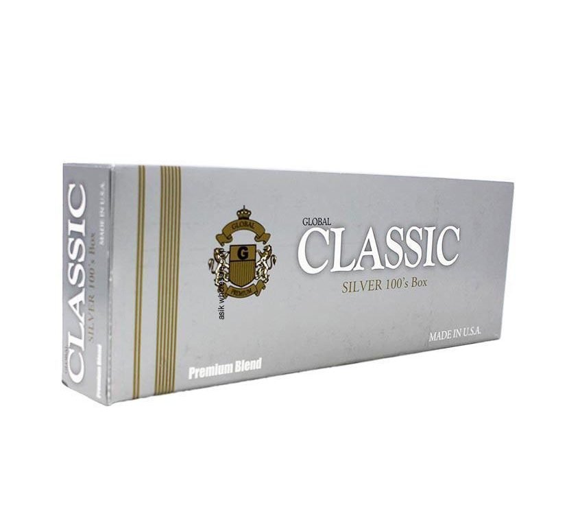 Classic Silver 100 Hard Pack 10CT Carton – Elisa Wholsale
