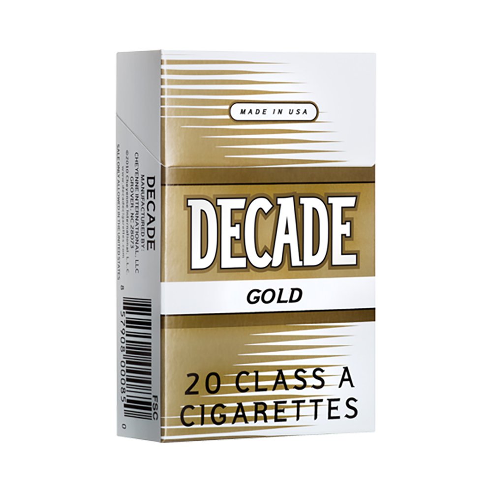Decade Gold King 10CT Carton – Elisa Wholsale