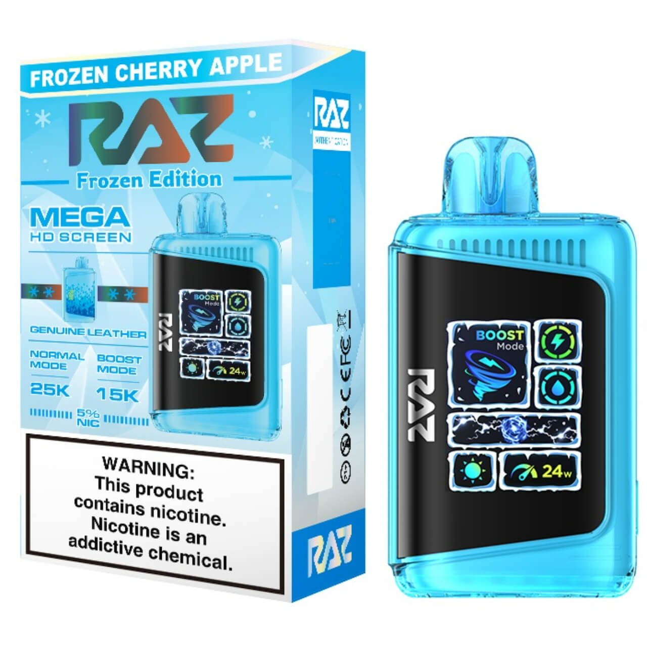 Raz LTX 25K Frozen Cherry Apple – Elisa Wholsale