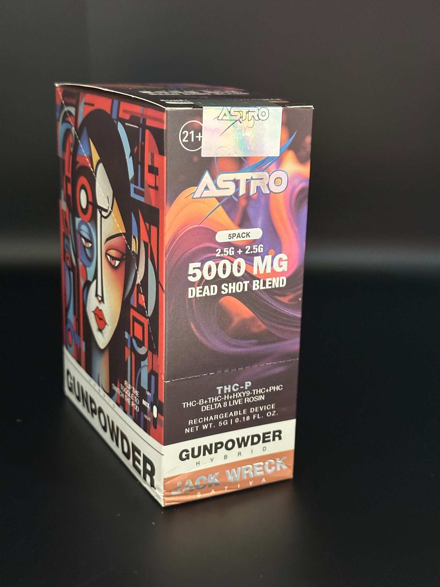 Astro Jack Wreck Rechargeable (5000MG) 5CT – Elisa Wholsale