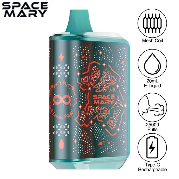 Space Mary 25K Cool Mint – Elisa Wholsale