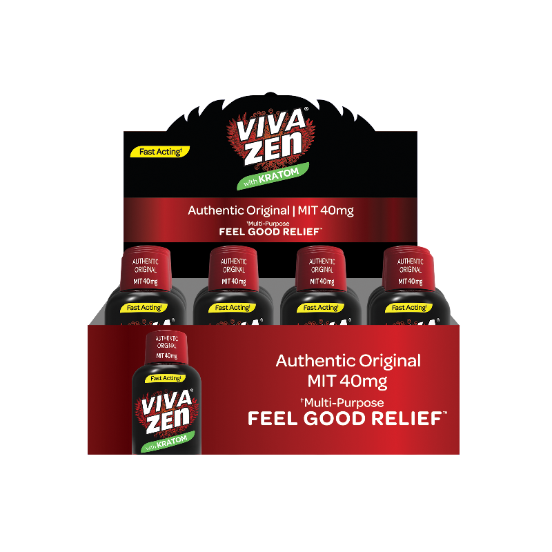 Viva Zen Kratom Authentic Original MIT 40MG 12CT – Elisa Wholsale